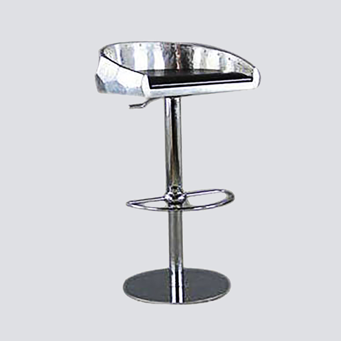 Spitfire Furniture | Phantom Bar Stool- Aero-aluminium & leather