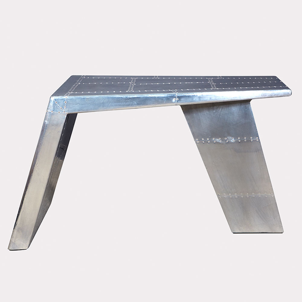 Spitfire Furniture | Marauder Wing Desk (small) - Aero-aluminium