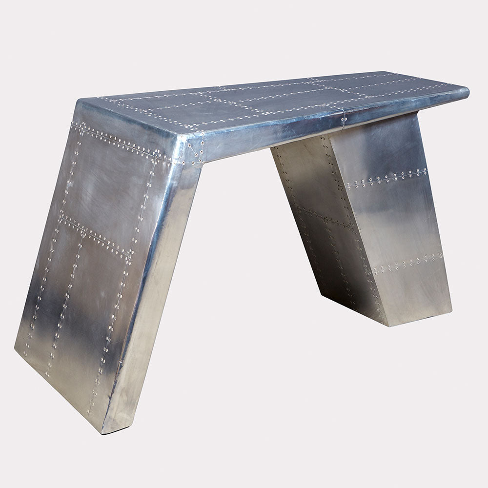 Spitfire Furniture | Marauder Wing Desk (small) - Aero-aluminium