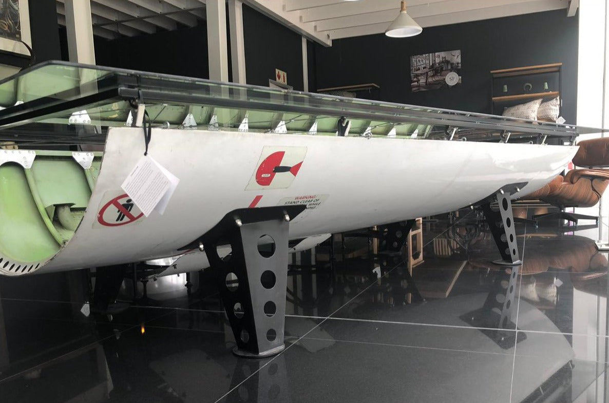 Spitfire Furniture | Jet Engine Cover Boardroom / Dining Table