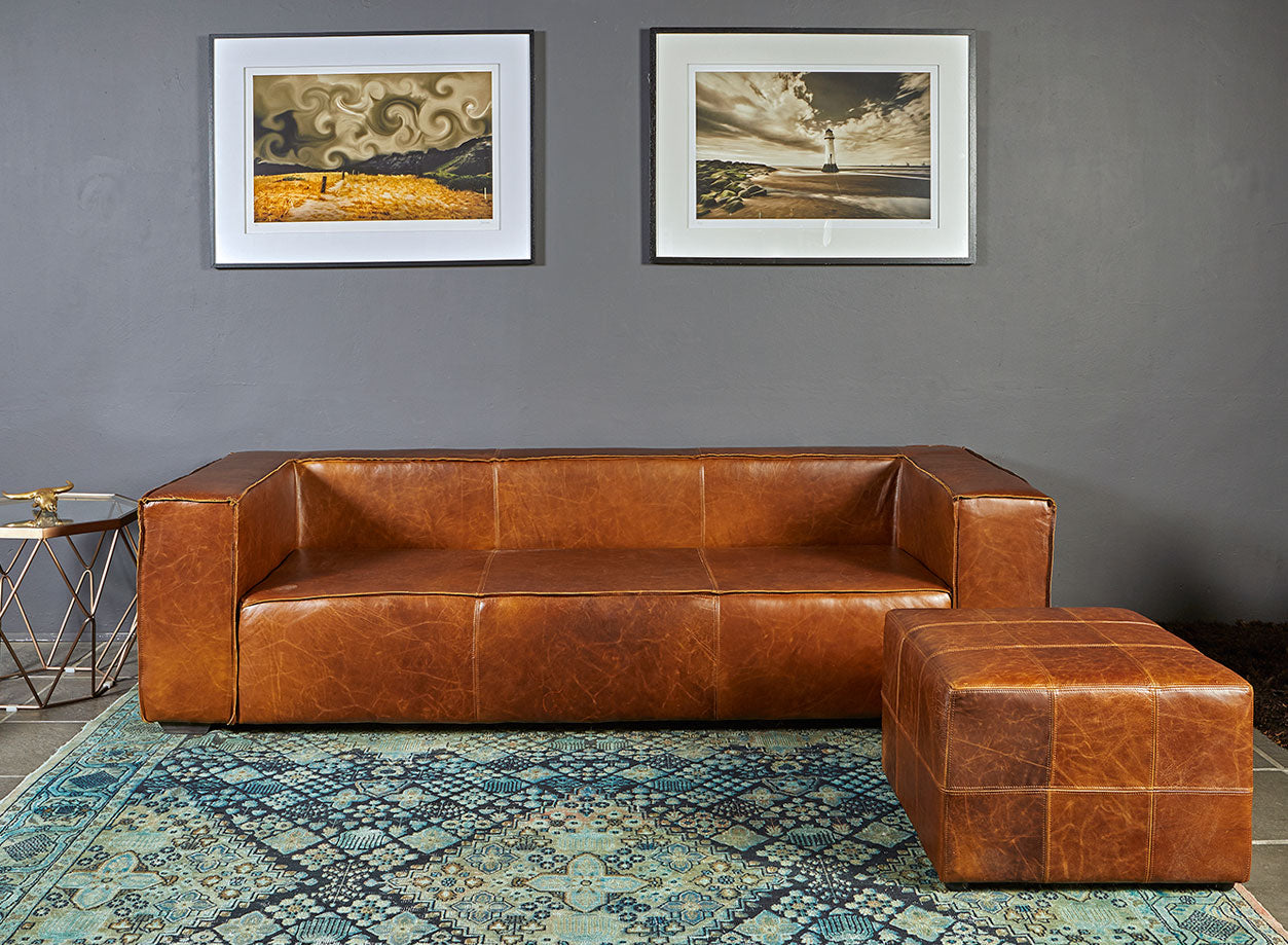 Spitfire Furniture | Couches | Armstrong 3 Seater Leather Sofa
